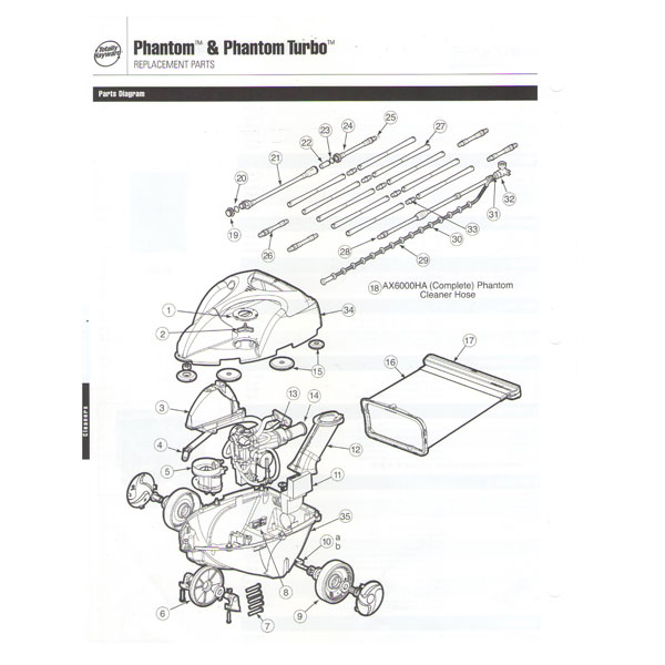 Diagram : Hayward Phantom Parts Diagram